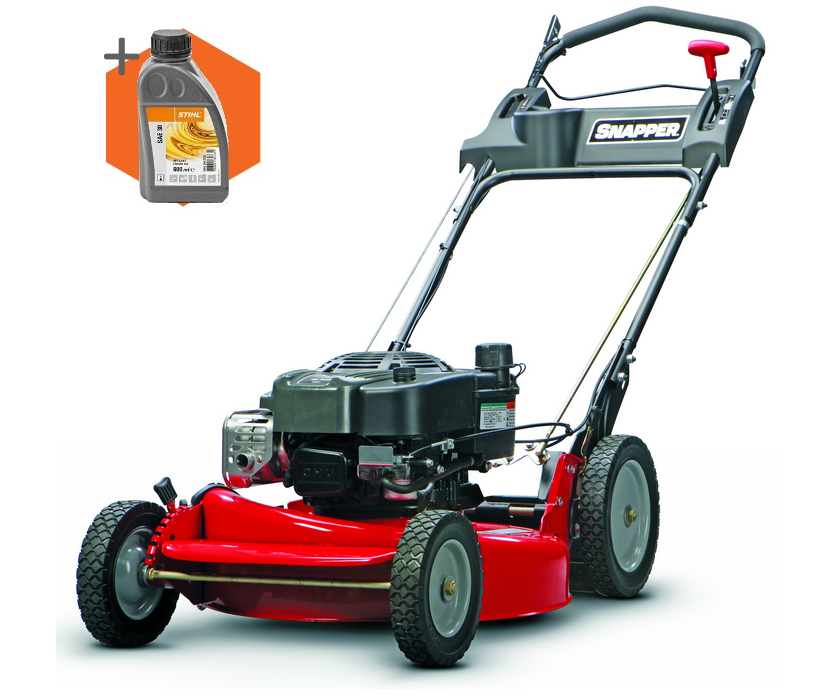 Snapper NX-100 petrol self-propelled four wheeled lawn mower (21″ cut ...